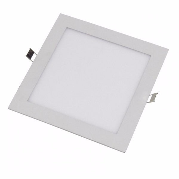 Panel LED Cuadrado Empotrable - 24W / Luz Calida 3000K ...